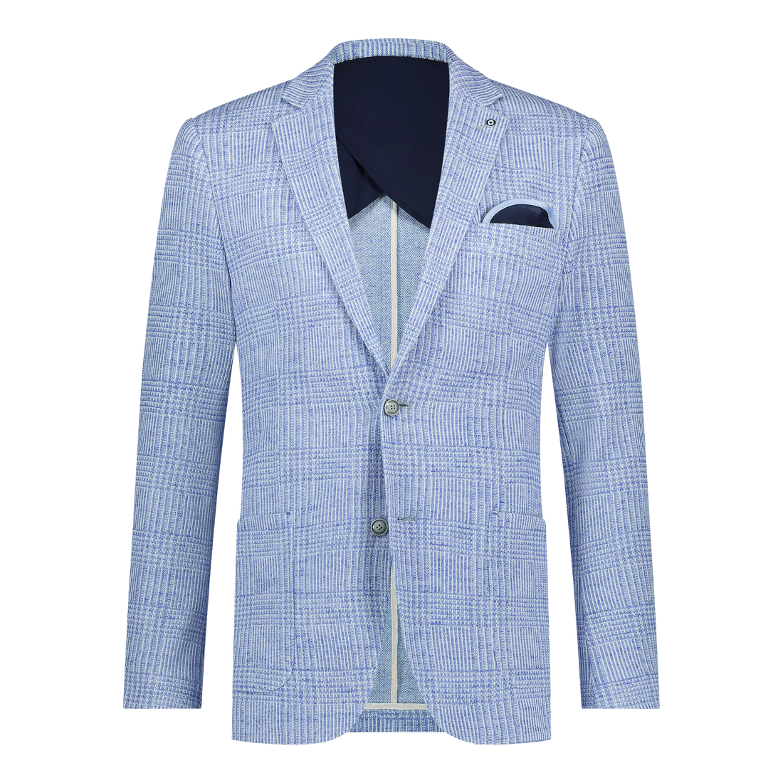 Horizon Stretch Blazer in Indigo | Charles & Hunt