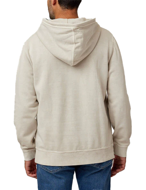 Charles & Hunt | Solid Garment Wash Hoodie in Taupe | Hoodies