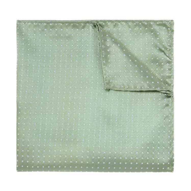 Mini Dots Sage Green Pocket Square